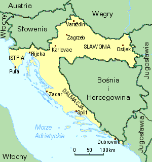 CHORWACJA: Informacje geograficzne